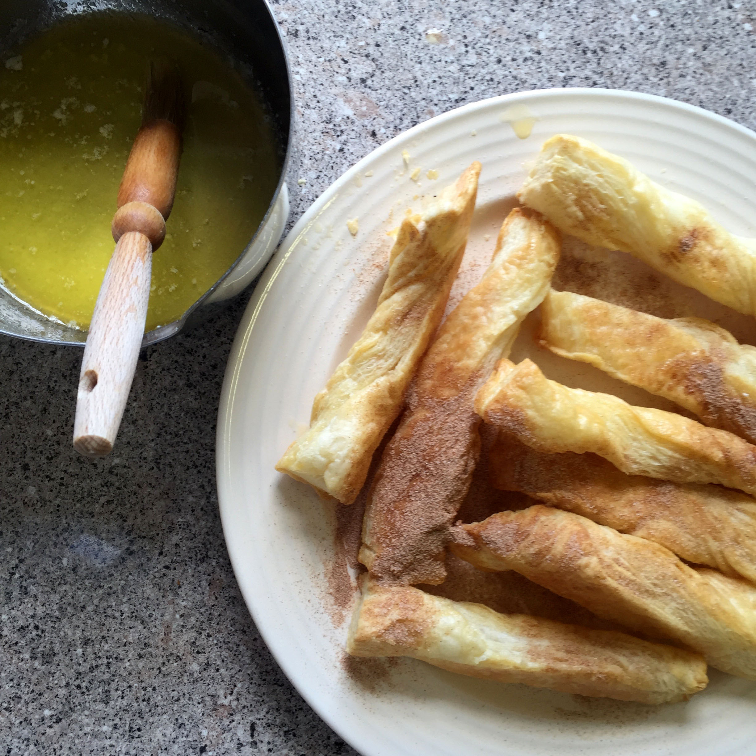 Cheats puff pastry churros
