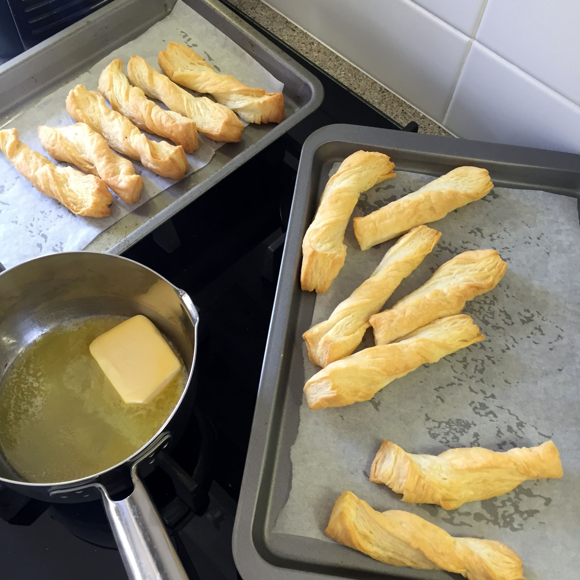 Cheats puff pastry churros