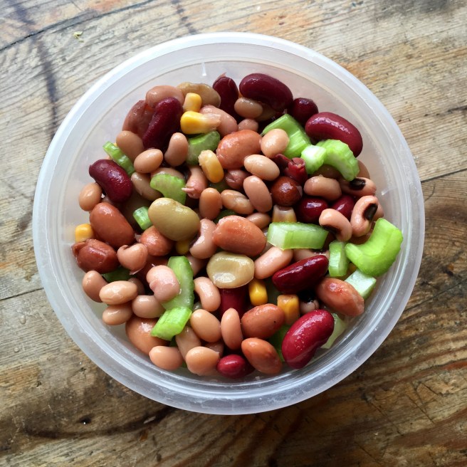 Homemade salad boxes