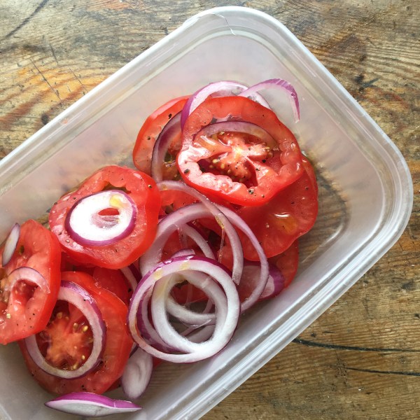 Homemade salad boxes