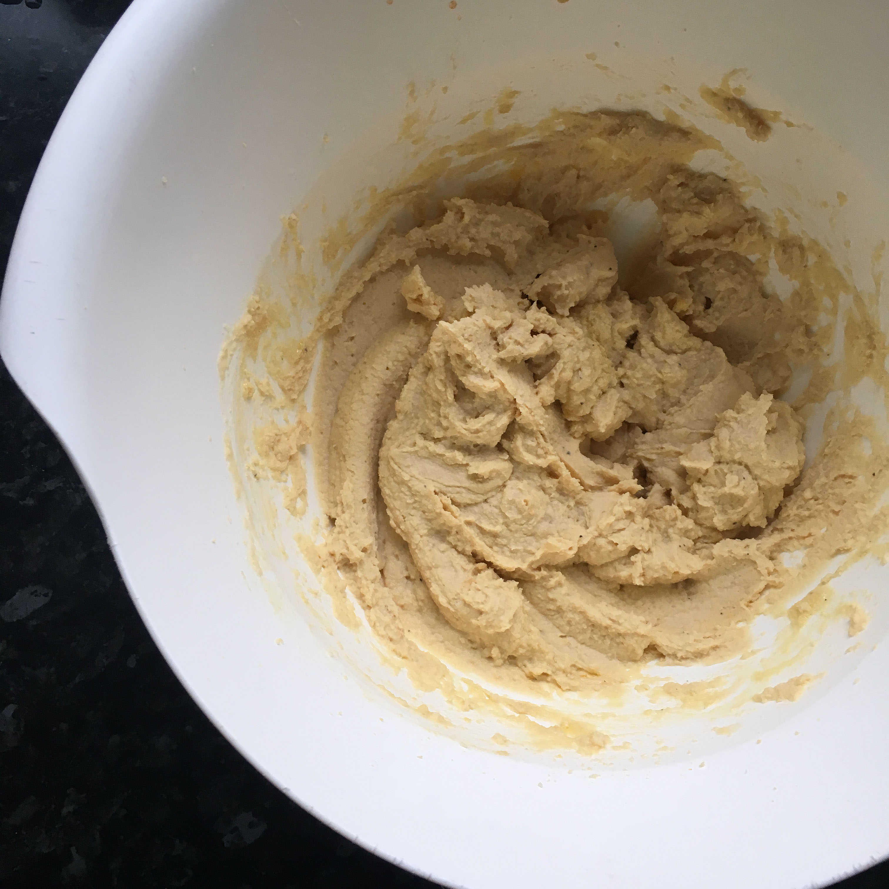 Roasted vegetable hummus bowl