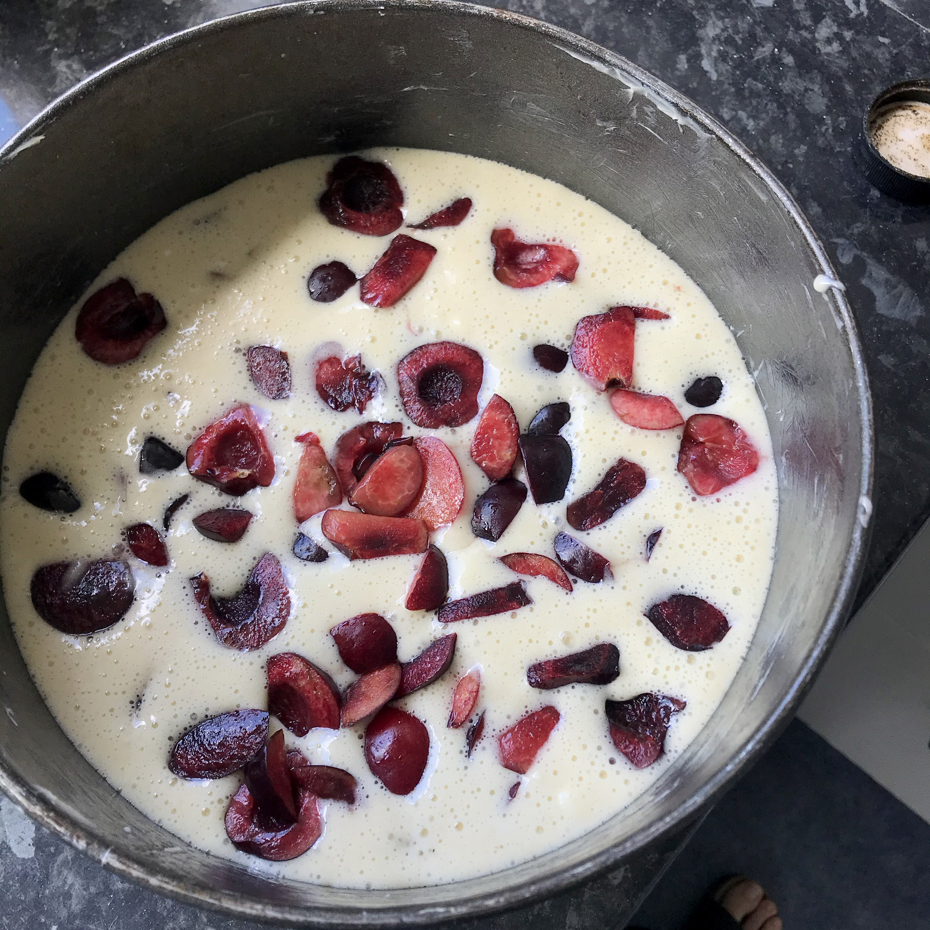Fresh cherry & lemon drizzle